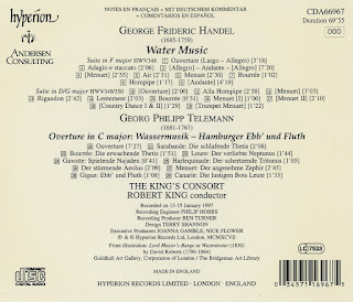 makdelart - classique: Handel · Telemann - Water Music (Robert King)