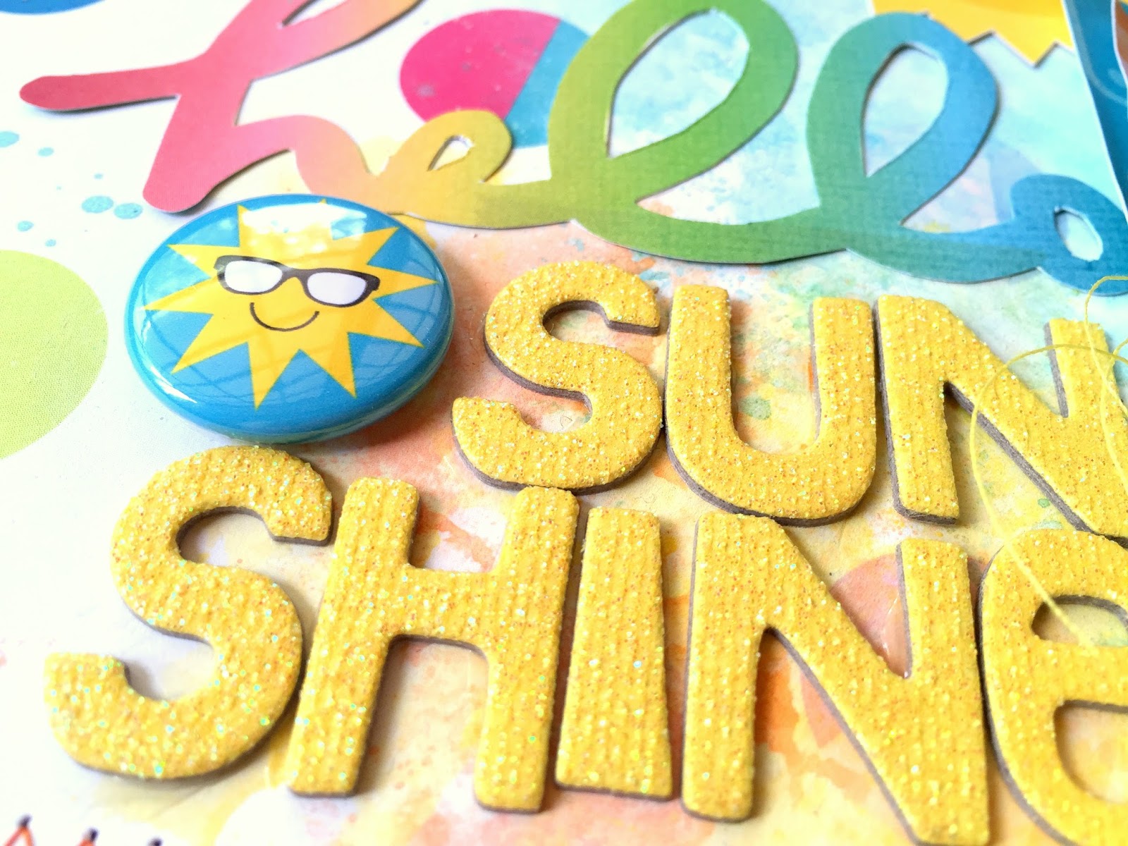 Little Nugget Creations: Hello Sunshine / A Flair For Buttons