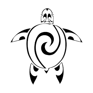 Polynesian Design using Turtle outline