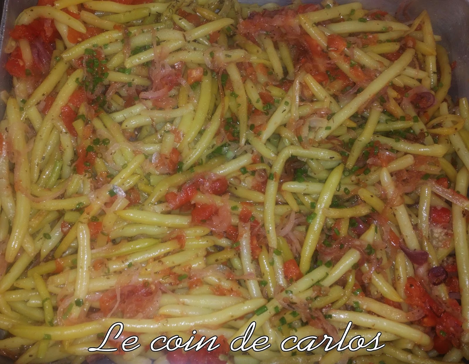 Le coin de Carlos: Haricots beurre à la provençale