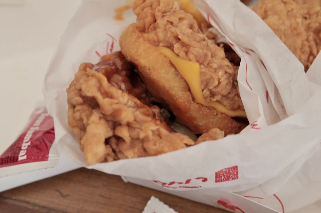 New Menu!! KFC Double Down Special with Spicy Lime Sauce ~ a free ...