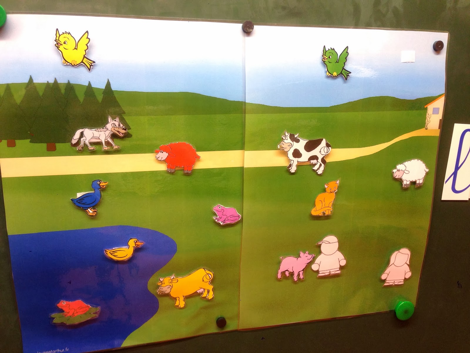 Louise et Arthur: Les plateaux de langage en anglais