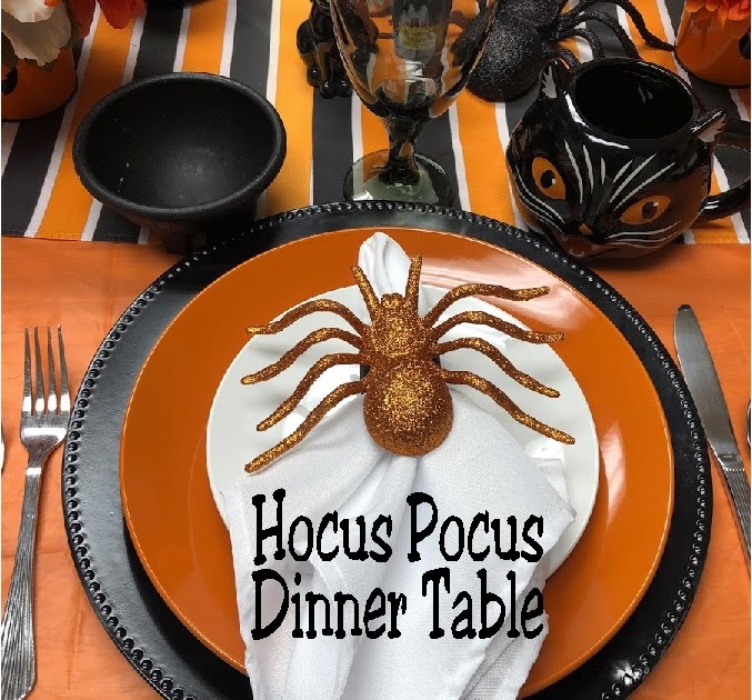 DIY Party Mom: Hocus Pocus Dinner Tablescape