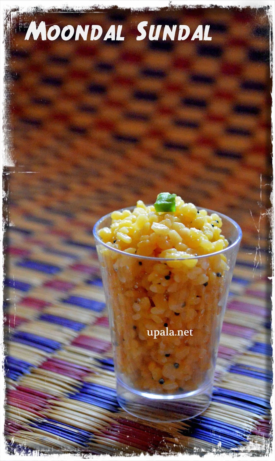 Upala: Moong Dal Sundal
