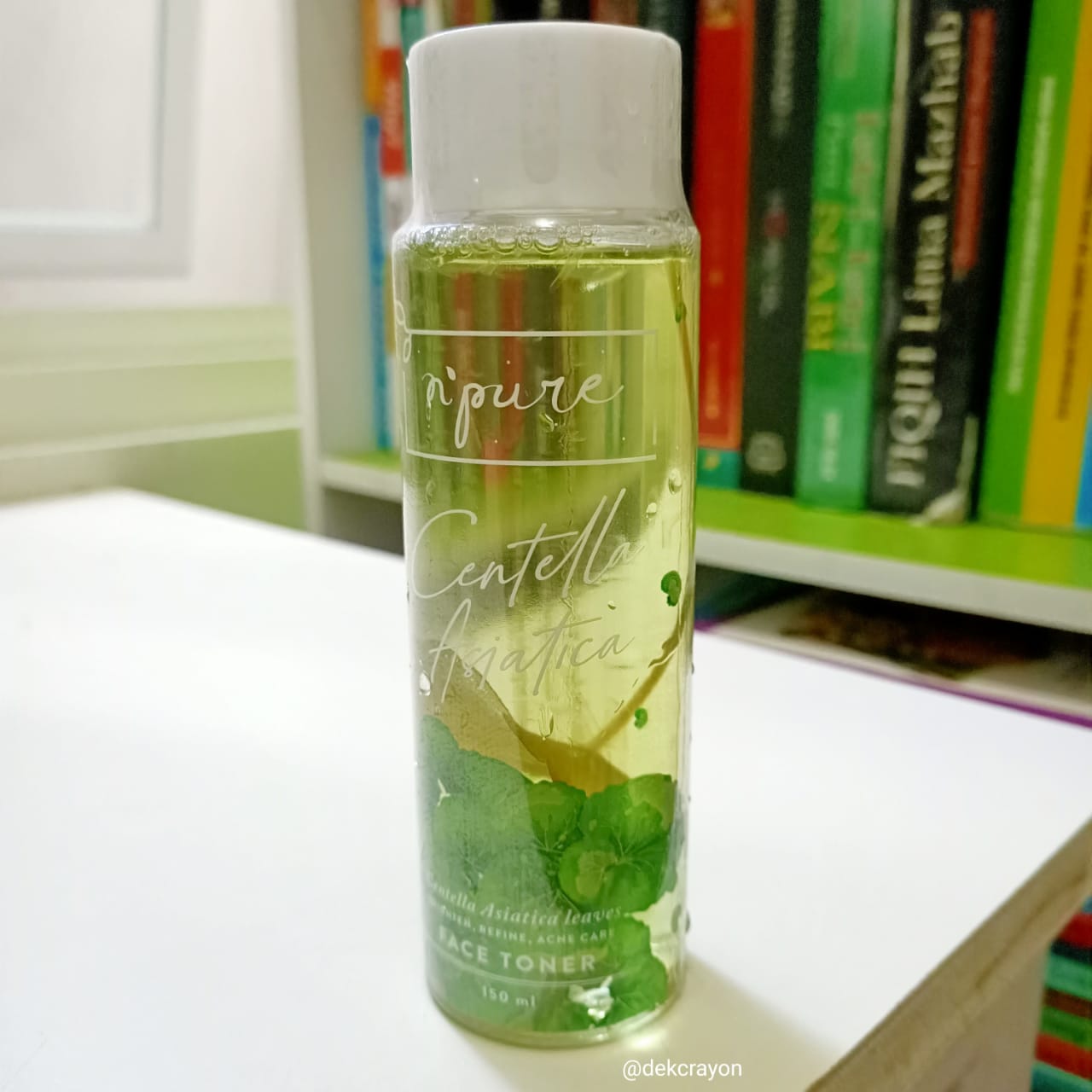NPURE FACE TONER CENTELLA ASIATICA | dekCrayon tata | Blogger Surabaya