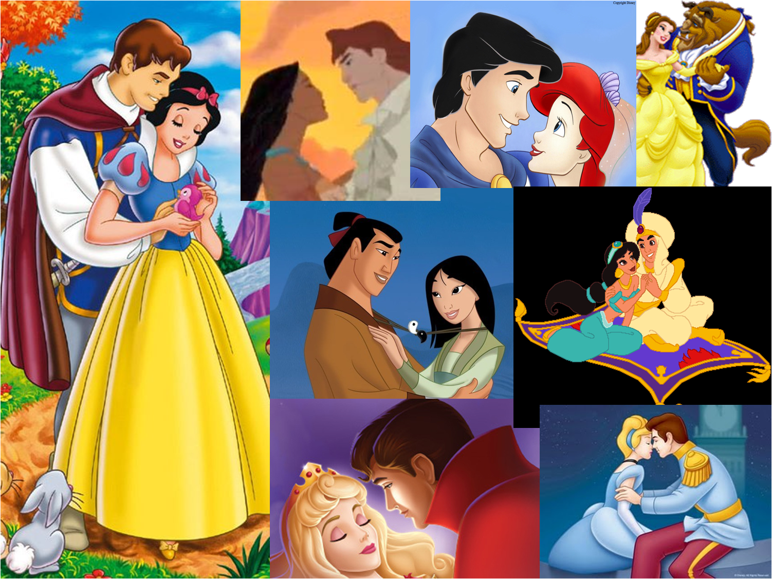 Princesas e Príncipes Disney - Cia dos Gifs