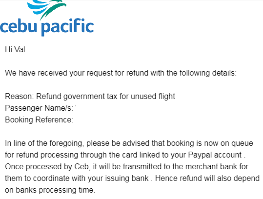 .: How to Refund Your Airport Terminal Fee?