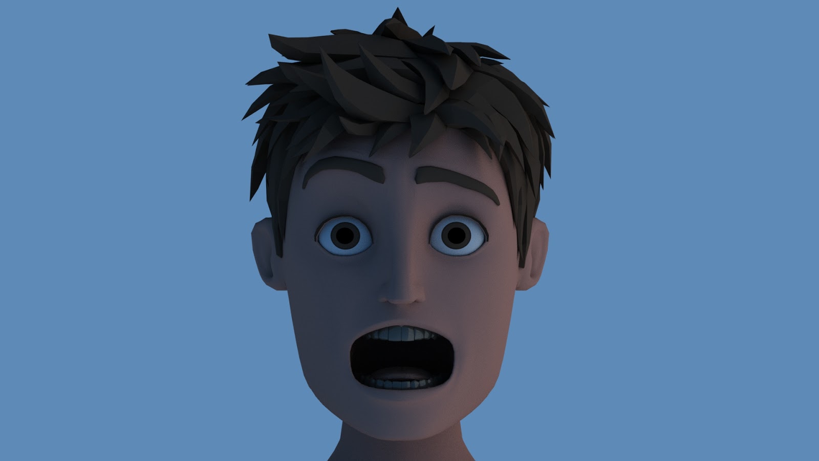 Face Expression of RAY (Rig provided by Animation Mentor)