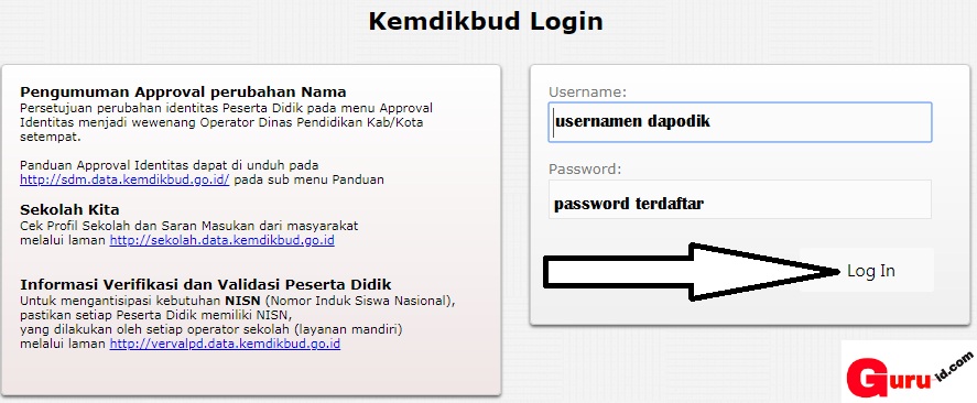 vervalpdnew2.data.kemdikbud Link Perbaikan data siswa Tahun 2021 ...