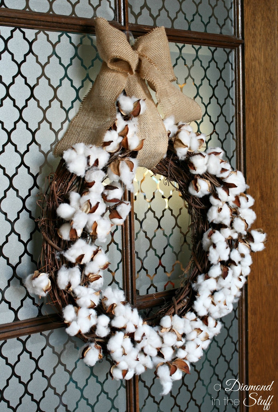 Allred Design Blog: Inspired by Pinterest: Cotton Boll DIY