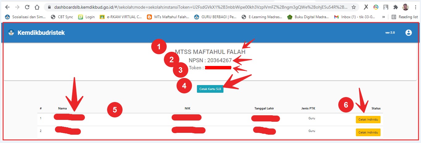 Surat Edaran SLB, Jadwal SLB, Cara Cetak Kartu SLB dan Cara Login ...