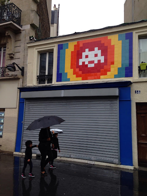 “PA_1174”, a giant invasion by Invader in Paris, France – StreetArtNews