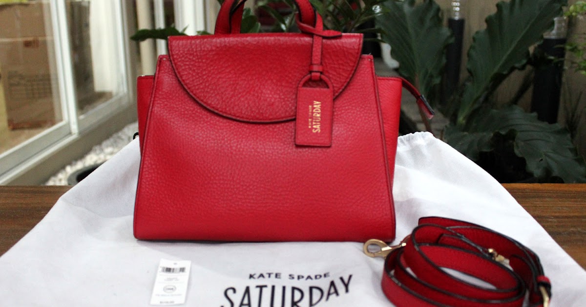 Verish Bags: Kate Spade Mini Saturday Leather Red Bag