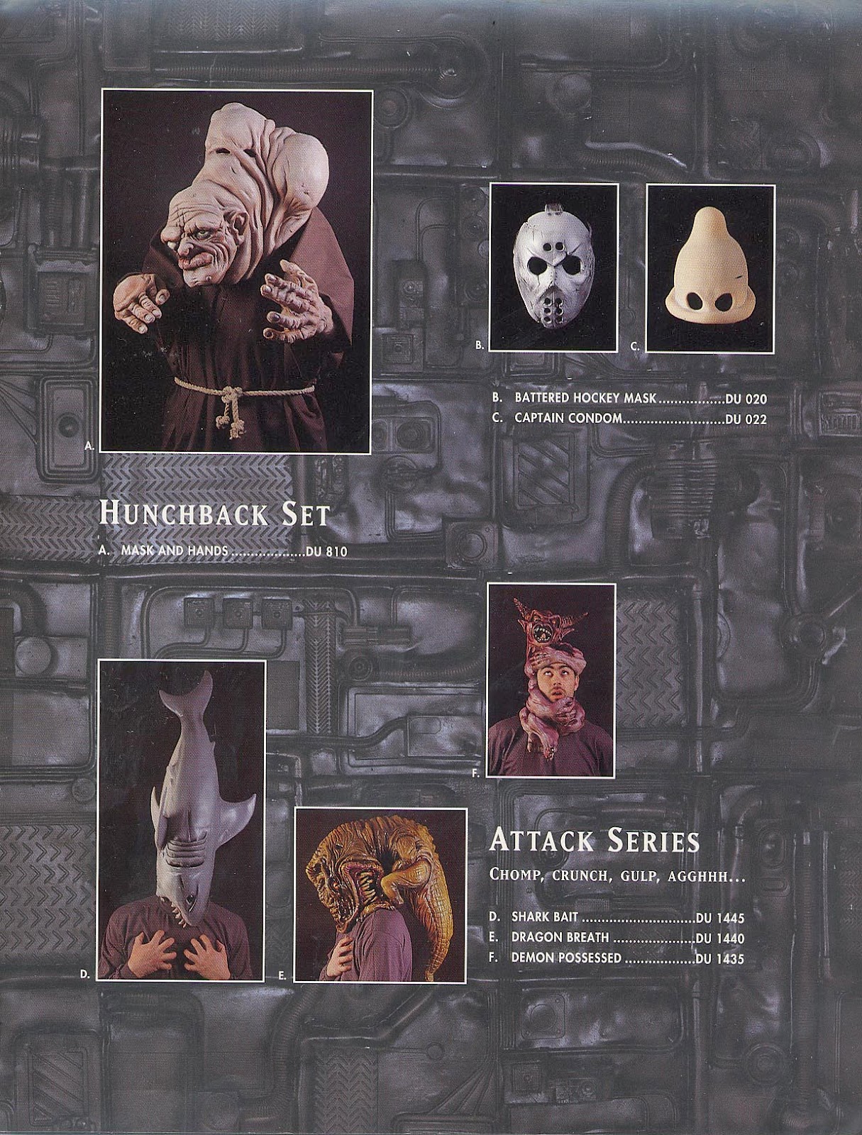 HUNCHBACK masks ~ another ten for the tenth