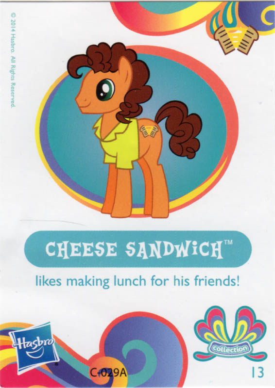 MLP Cheese Sandwich Blind Bag Cards | MLP Merch