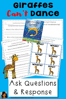 First Grade Love: 9+ Activities Giraffes Can't Dance Questions and ...