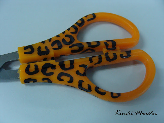 Kinski Monster: DIY: Leopard Scissors