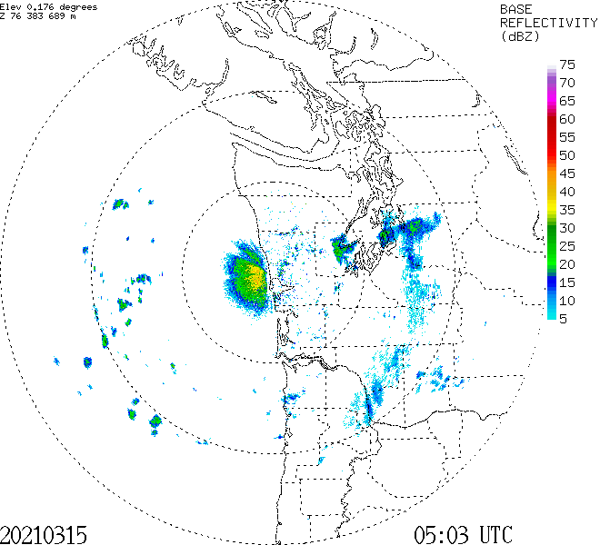Cliff Mass Weather Blog: Why the Strange Radar Echo over the Pacific Ocean?