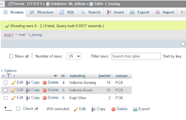 Cara Sederhana Multi Insert Data Dengan PHP - MySQL