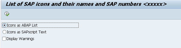 SAP Basis Administrator Blog: List of Available icon in SAP