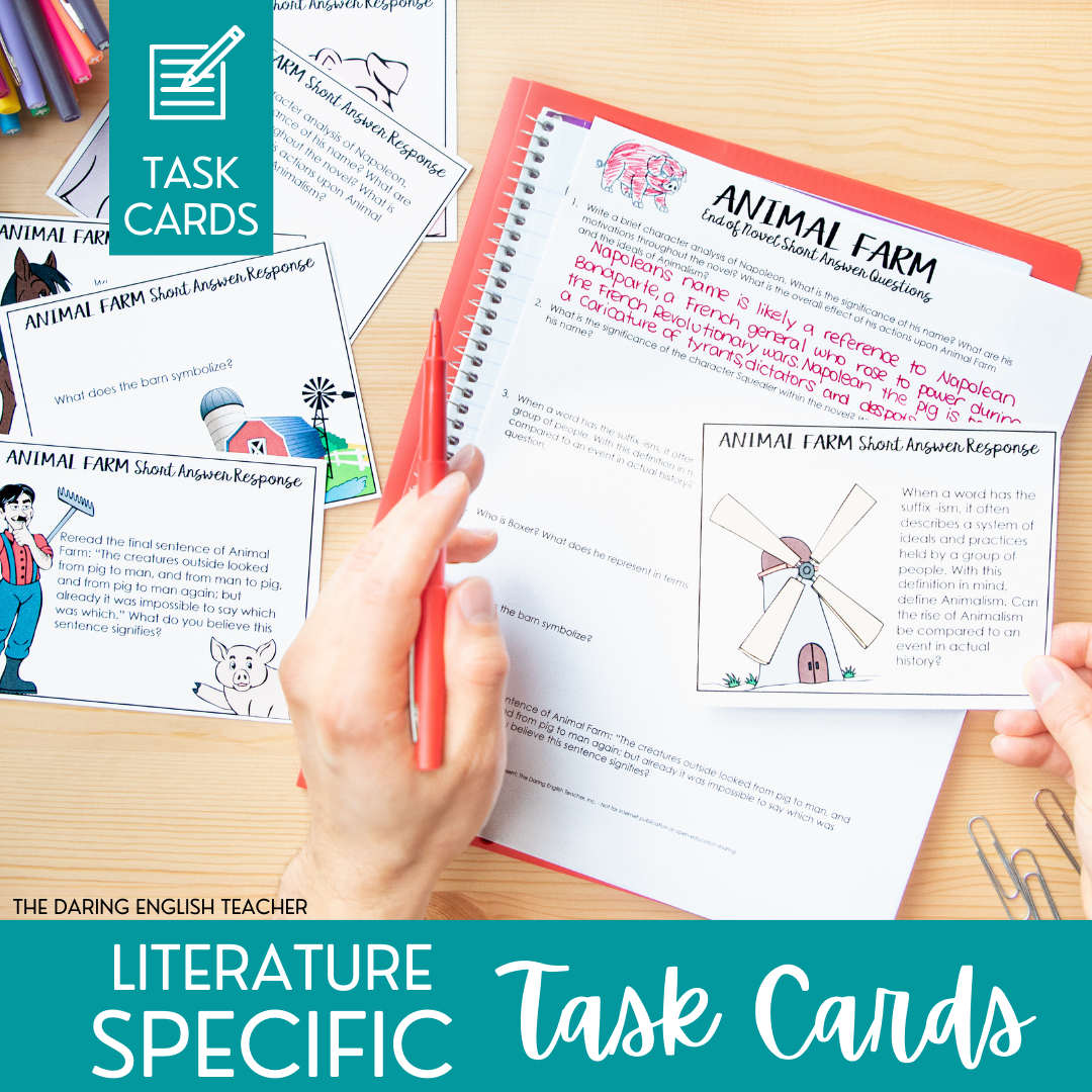 Using Task Cards in the Secondary ELA Classroom - The Secondary English ...