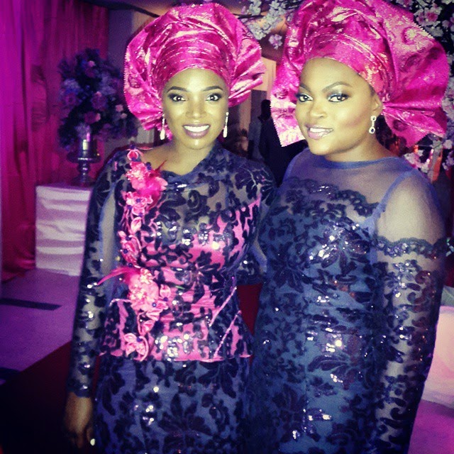 Photo: Annie Idibia & Funke Akindele At Senator Ita-Giwa’s Daughter’s ...