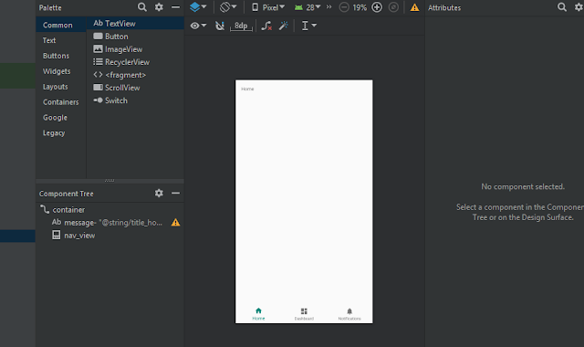 How To Android Bottom Navigation Example