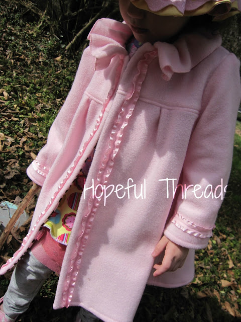 Hopeful Threads: Pattern Review - Girls Fleece Coat by Bumbleberries ...