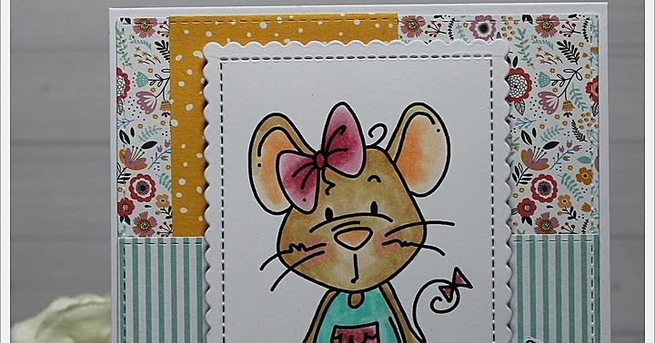 Crazy4flowers cards: Cute and Cuddly Animals..at the Cutie Pie Challenge..