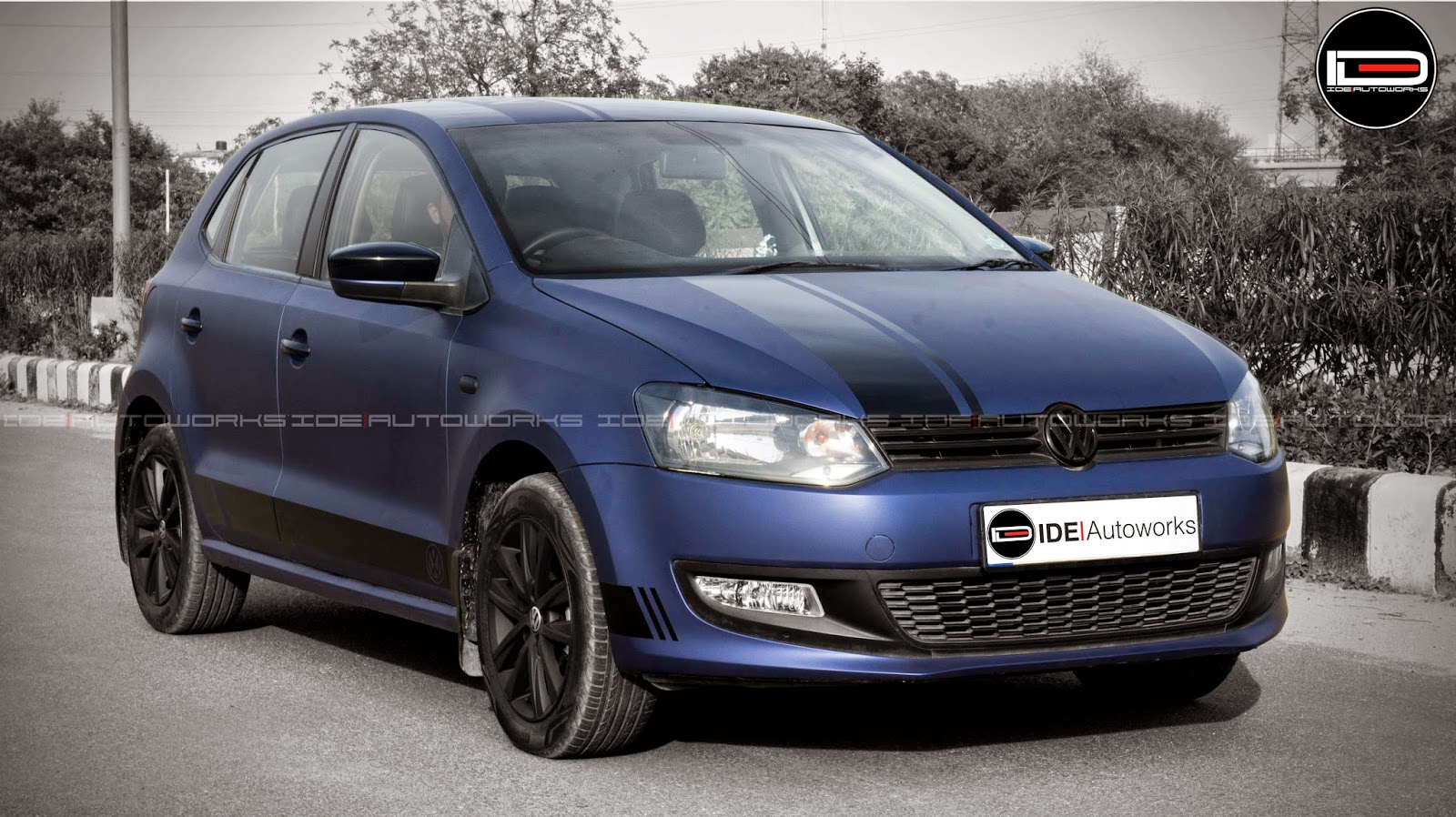 Volkswagen Polo: Midnight Blue Wrap | IDE Autoworks