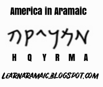 Biblical Aramaic Alphabet