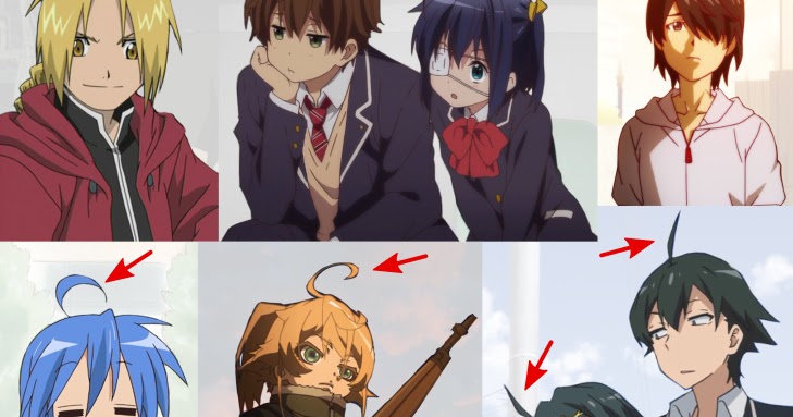 Ahoge アホ毛 - Japonês de Anime