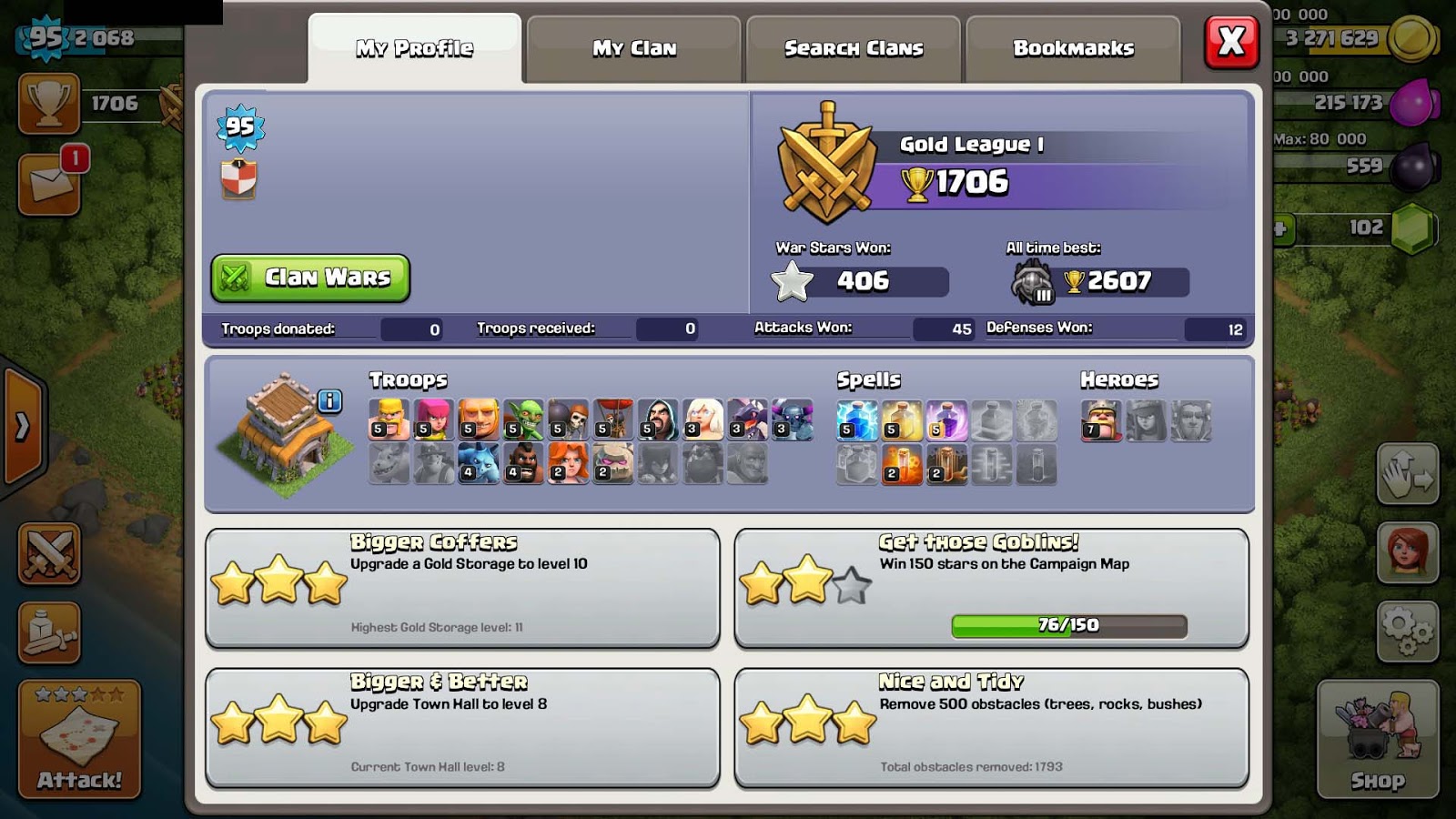 Clash Of Clans Max Level Troops