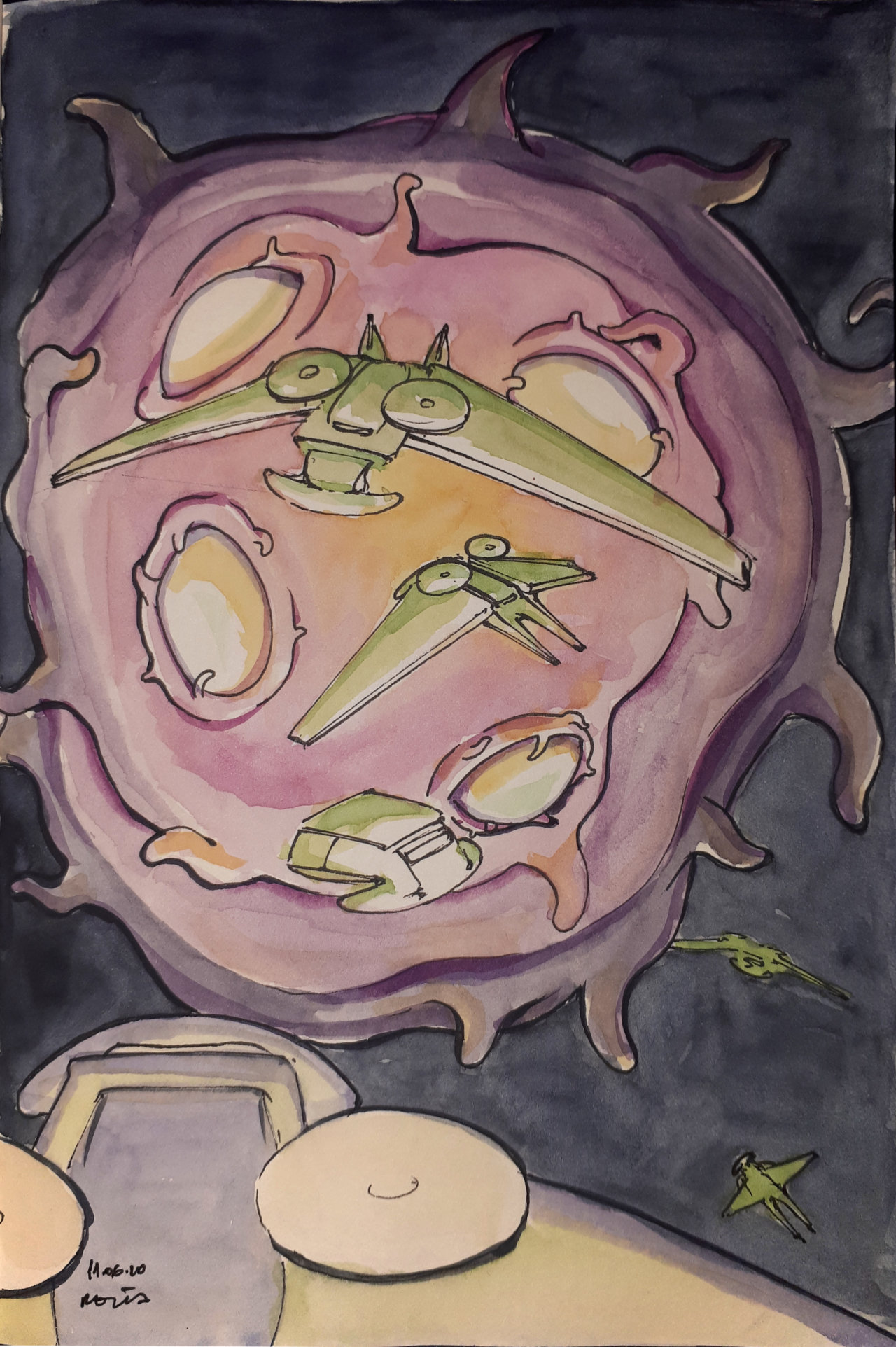 day #36 - Peaceful Monster