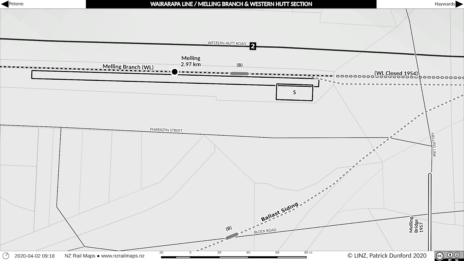 Wairarapa Line [3A]: Melling Branch / Western Hutt Section – New ...