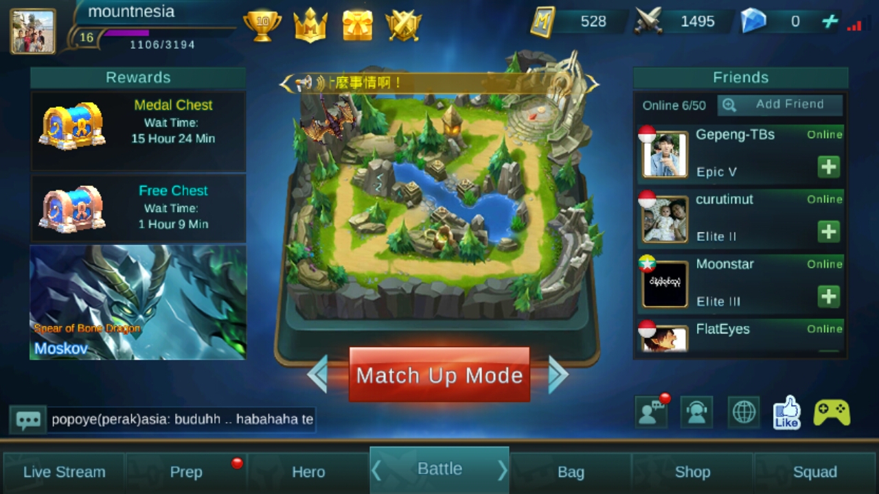 Cheat Untuk Mobile Legend Bang Bang Terbaru dan aktif - ordeku