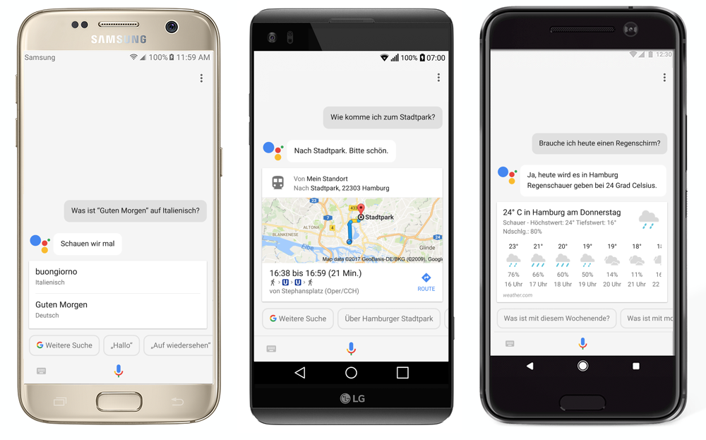 Der Google Assistant auf noch mehr Android-Geräten