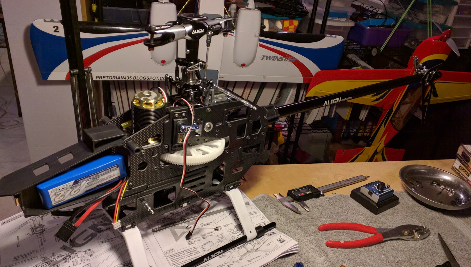 RC BLog: Pretorian 435: Trex 600 EFL Pro Build Update