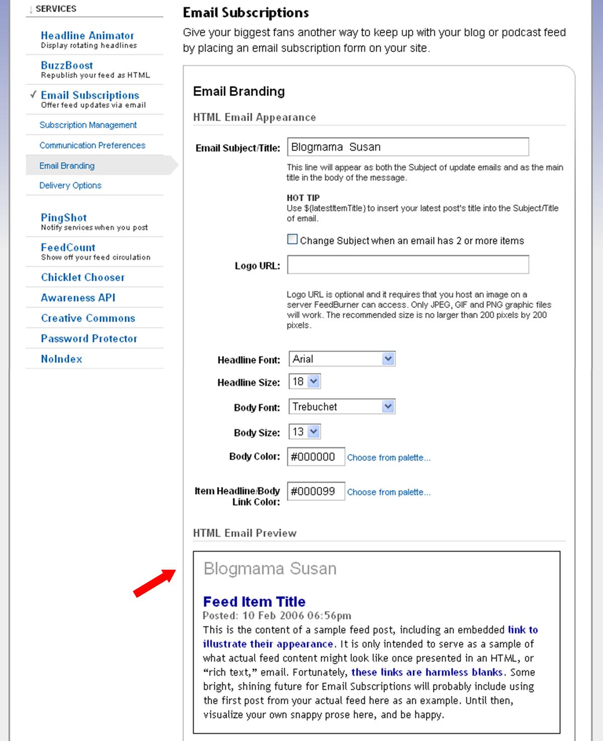 Blogmama Susan: Feedburner and your subscribers