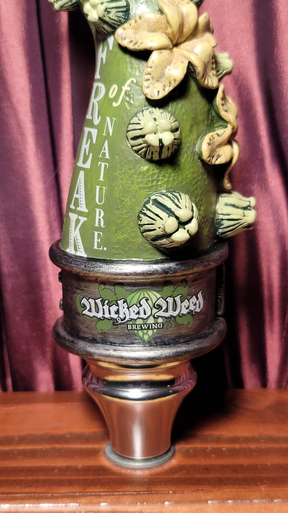 Tap Handle #776: Wicked Weed (AB InBev) - Freak of Nature Double IPA