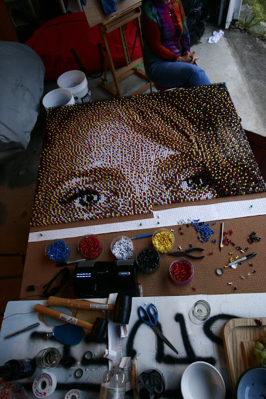 Simply Creative: Push Pin Art by Eric Daigh