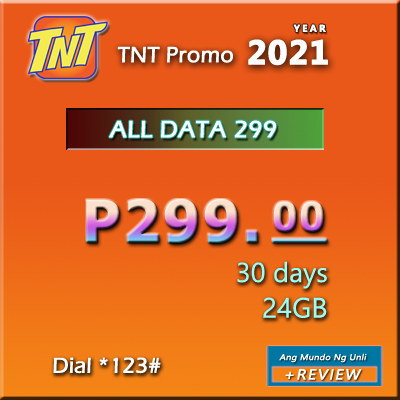 TNT ALL DATA 299 - 30 Days, 24GB Open Access Data (SHAREABLE) for 299 ...