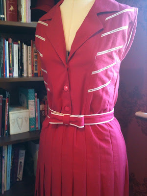 The Little Red Squirrel: Vintage Revamp #4 - Hot Pink 1950s style dress ...