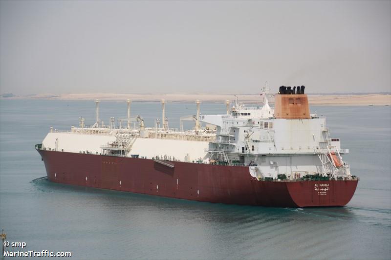 MORSKOŚCI!!: Al Hamla z 80 katarskim ładunkiem LNG