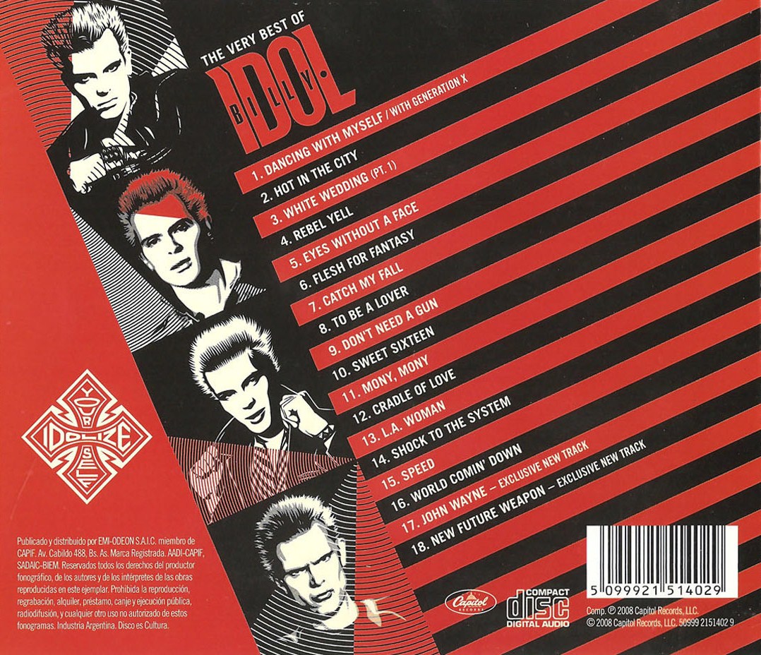 Radio Carrera: Billy Idol - Idolize Yourself (the very best of)