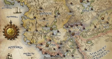 Biblioteca do Duque: Reinos de Ferro RPG - Immoren Ocidental - Mapa