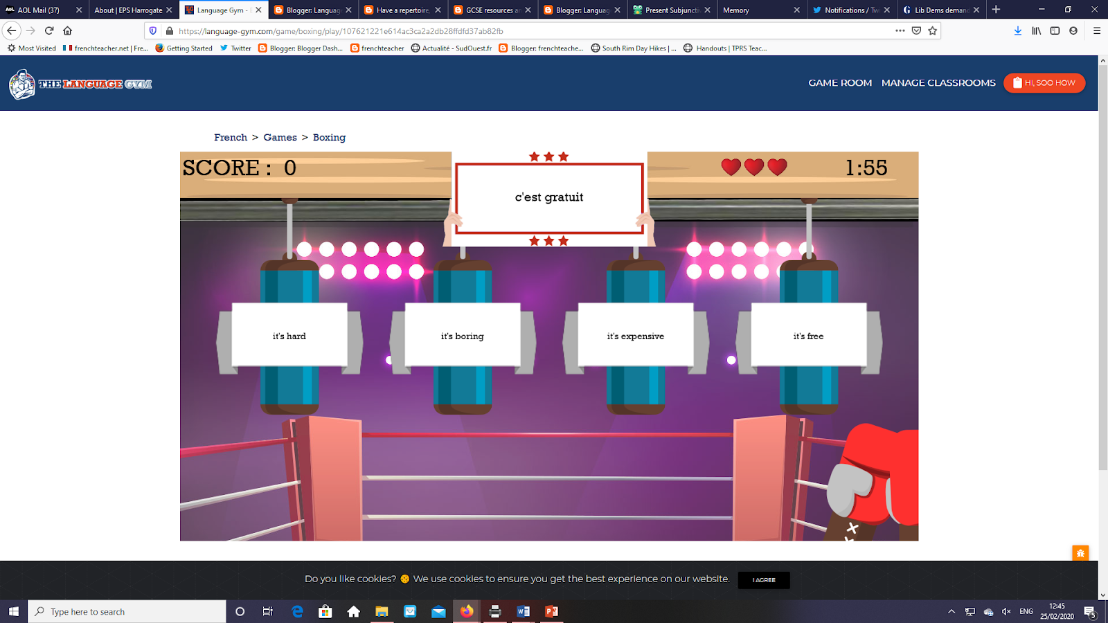 Review: The Language Gym interactive site