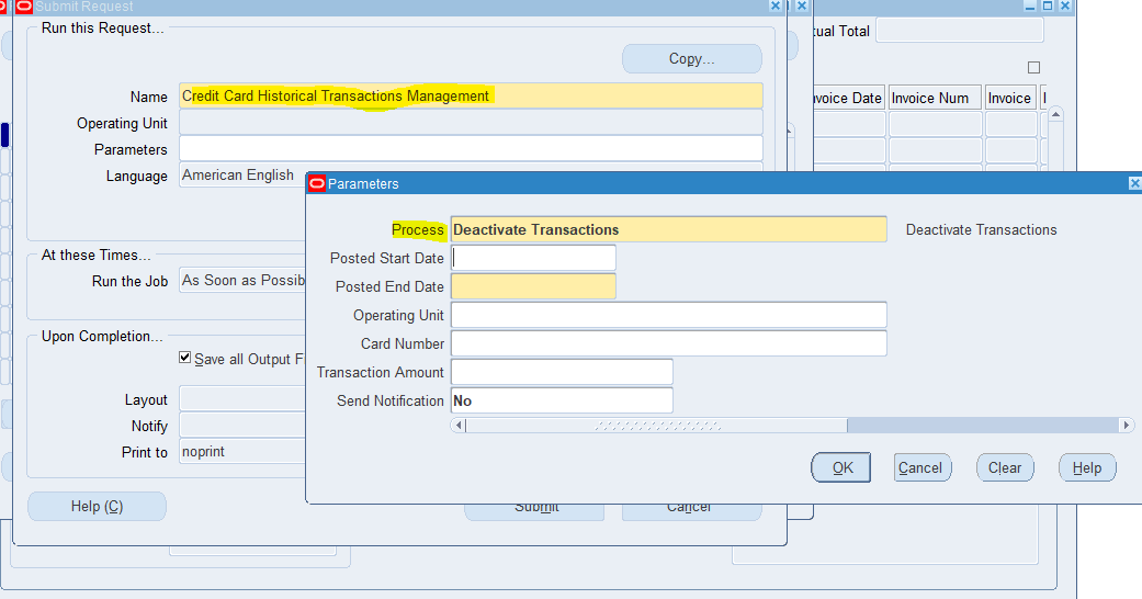 Oracle Application's Blog: Credit Card Historical Transactions ...