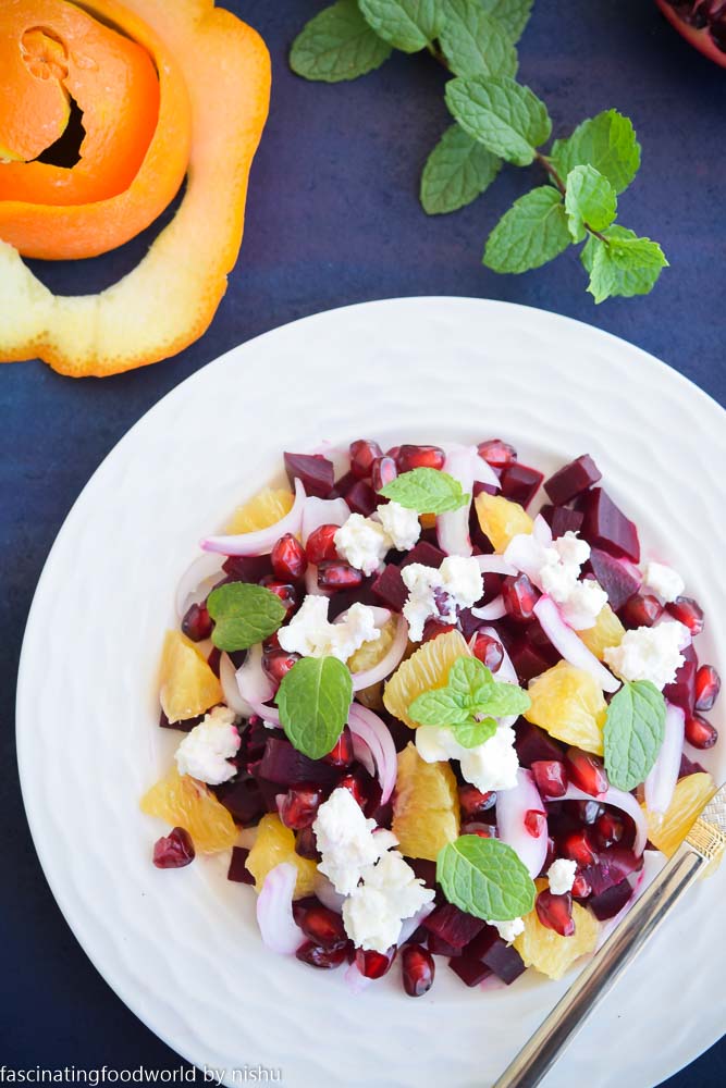Roasted Beetroot and Orange salad